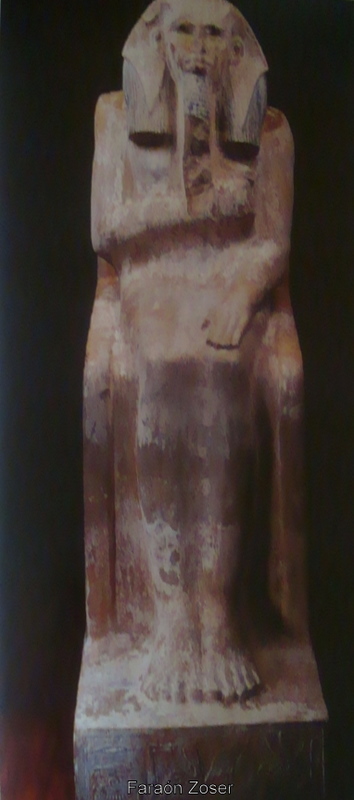 EL ARTE DE LA ANTIGÜEDAD: FARAÓN ZOSER REINO ANTIGUO III DINASTIA