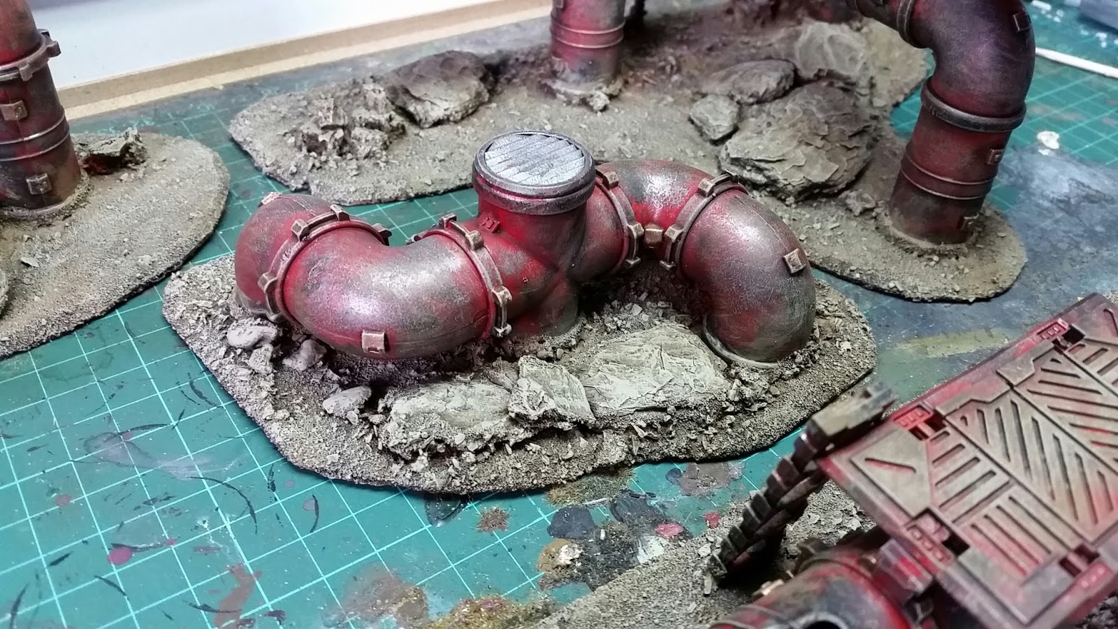 The Anarchy of Anton!: Mantic plastic pipe terrain for Gorkamorka ...