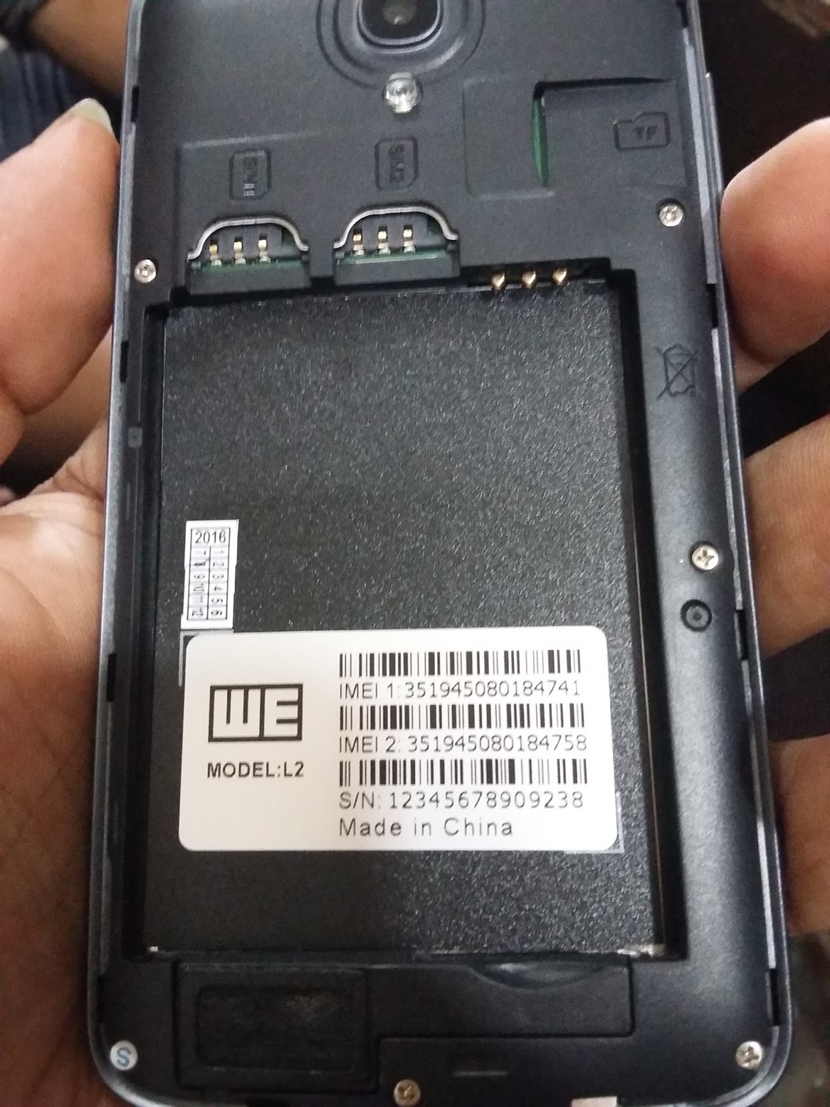 Mobile World Flash Files: WE L2 MTK6580 Flash File 6.0 Marshmallow ...