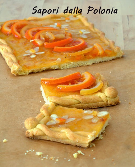 Sapori dalla Polonia: Mazurek z cytrusam / Mazurek con confetura di agrumi