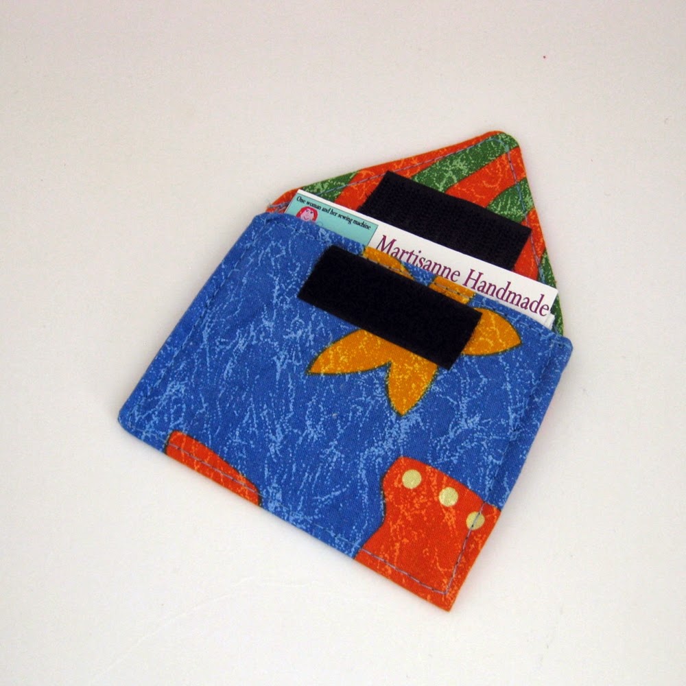 Martisanne Handmade: Card Wallet Free Easy Sewing Tutorial