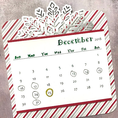 Crafted Charm Designs: December Calendar + Free Printable