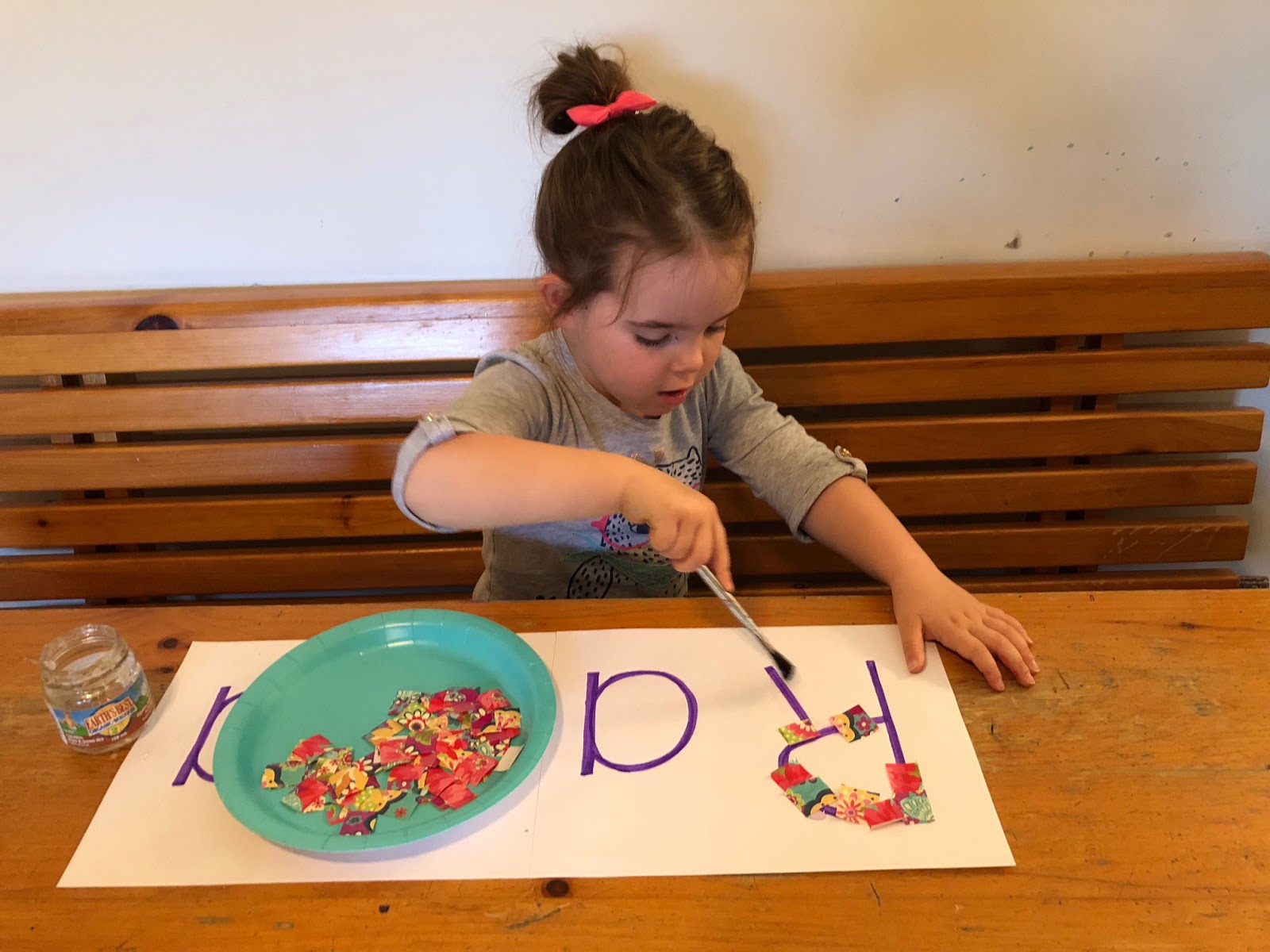 Purple Nest Kid Creations: A Name Collage Activity