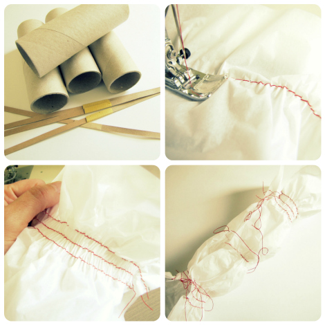 The Haby Goddess: Tutorial: Shirred Tissue Paper Christmas Crackers