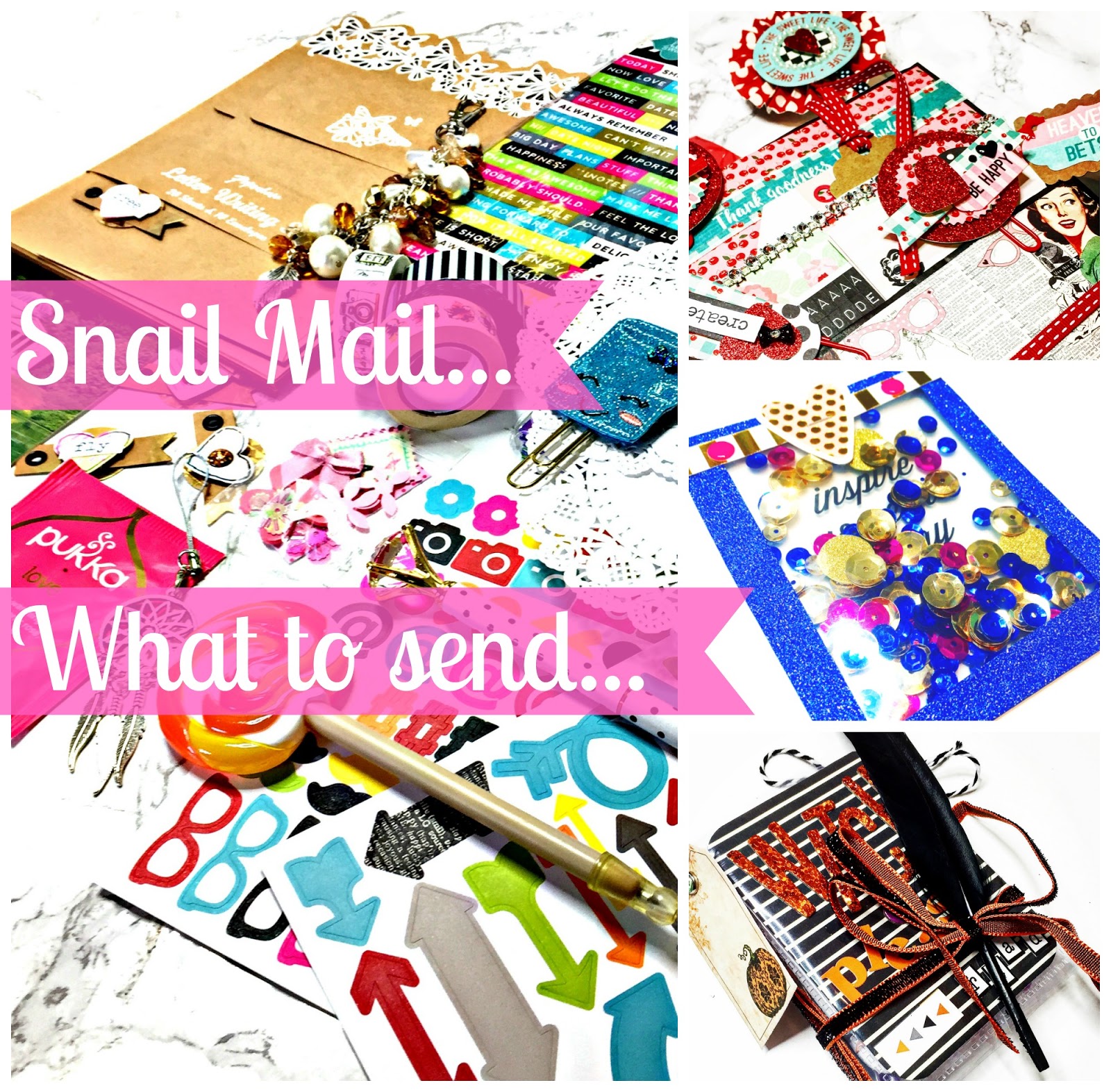 Every Lovely Little Thing: Snail mail tips series - what to send...