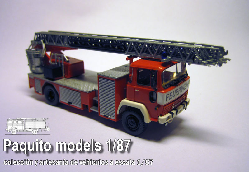 Paquito Models 1/87: Magirus Deutz DLK 170 D ROCO