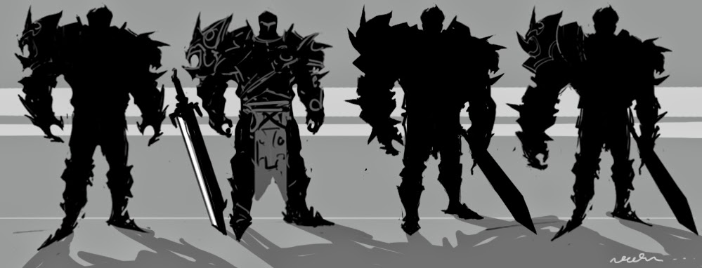 Lostinarc: Rough Character Concept Sketch