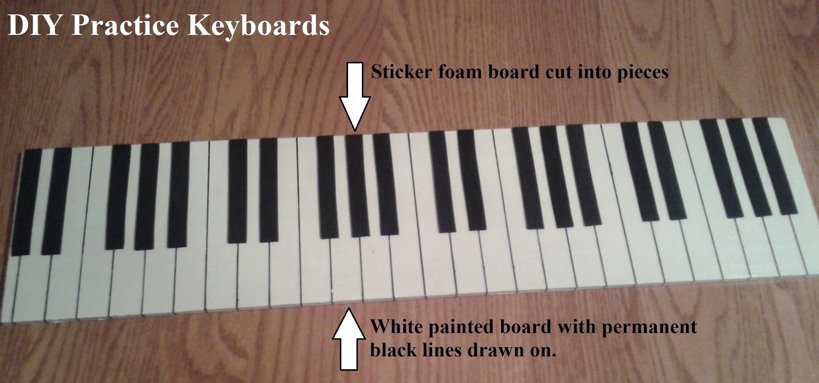 Serious Savings of the Possum: DIY Practice Keyboards
