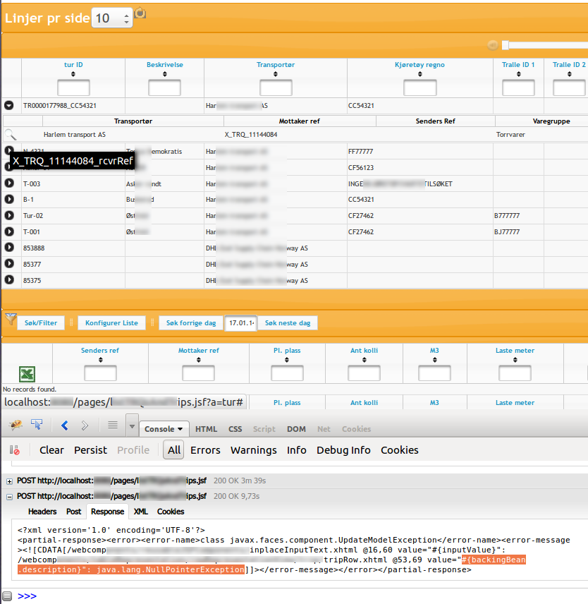 [SOLVED] primefaces click on p:commandLink doesn't work, nothing happens. firebug helped me ...