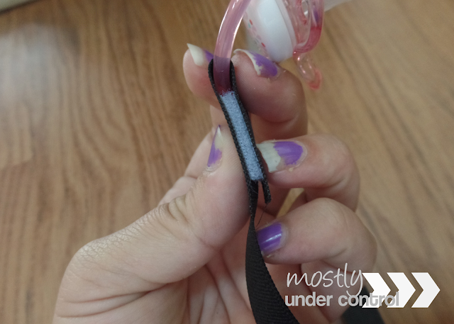 DIY No-Sew Pacifier Clips - Mostly Under Control