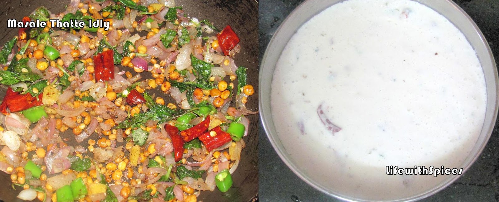 Life with spices: Masale Thatte Idly