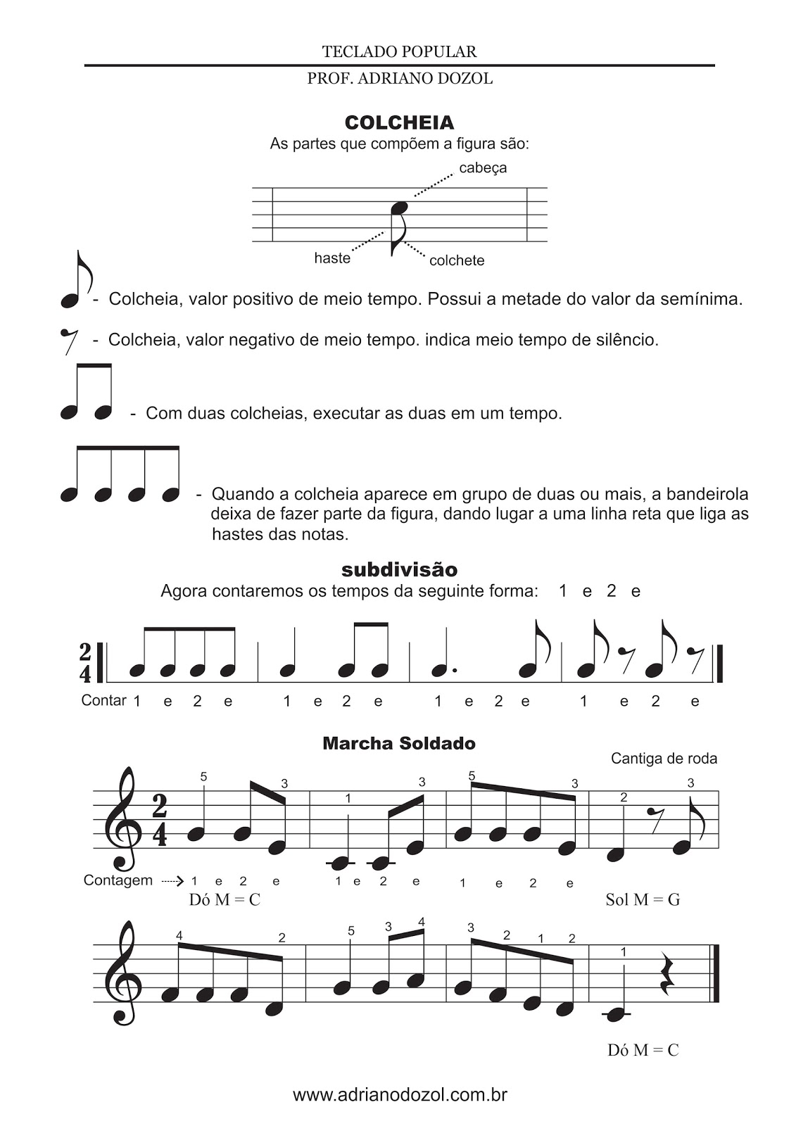 Adriano Dozol - Dicas, Partituras Grátis e Vídeos - Teclado | Piano Adriano Dozol - Dicas, Partituras Grátis e Vídeos - Teclado | Piano