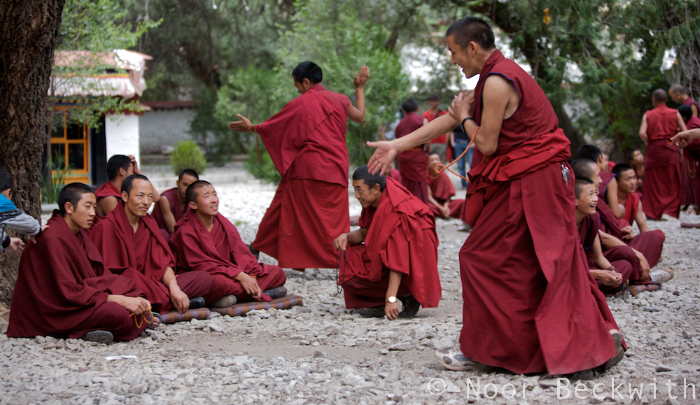 Noor Beckwith Photography: ARGUING MONKS OF SERA MONASTERY SERIES