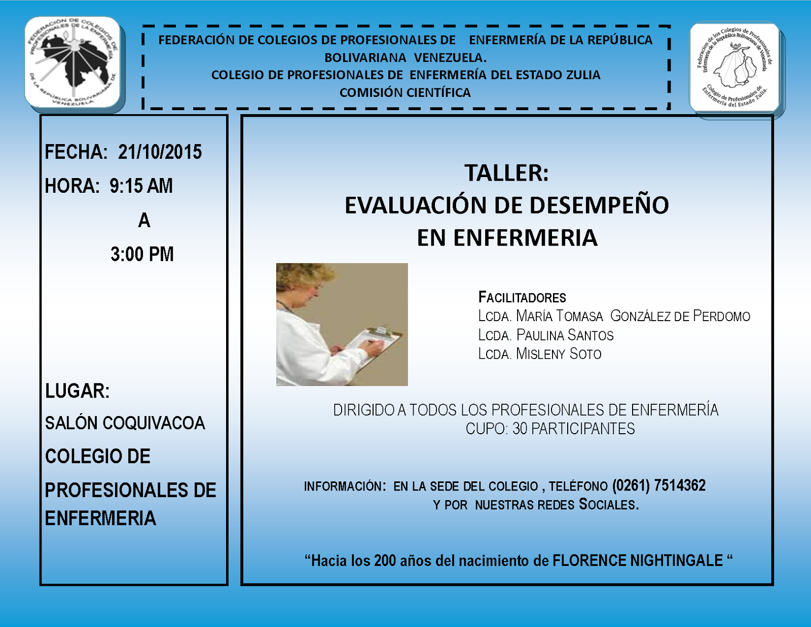 ENFERMERIA DEL ZULIA: PROGRAMA DE EDUCACIÓN CONTINUA.