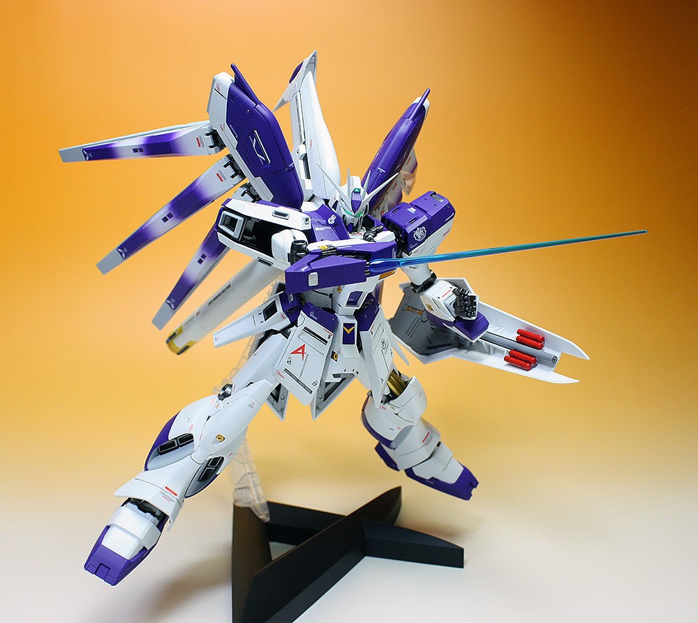 Custom Build: MG 1/100 hi-nu Gundam Ver. Ka HWS