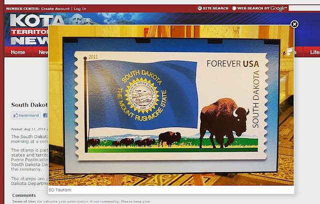 dhsclassmates Site: South Dakota State Postage Stamp Announced August ...