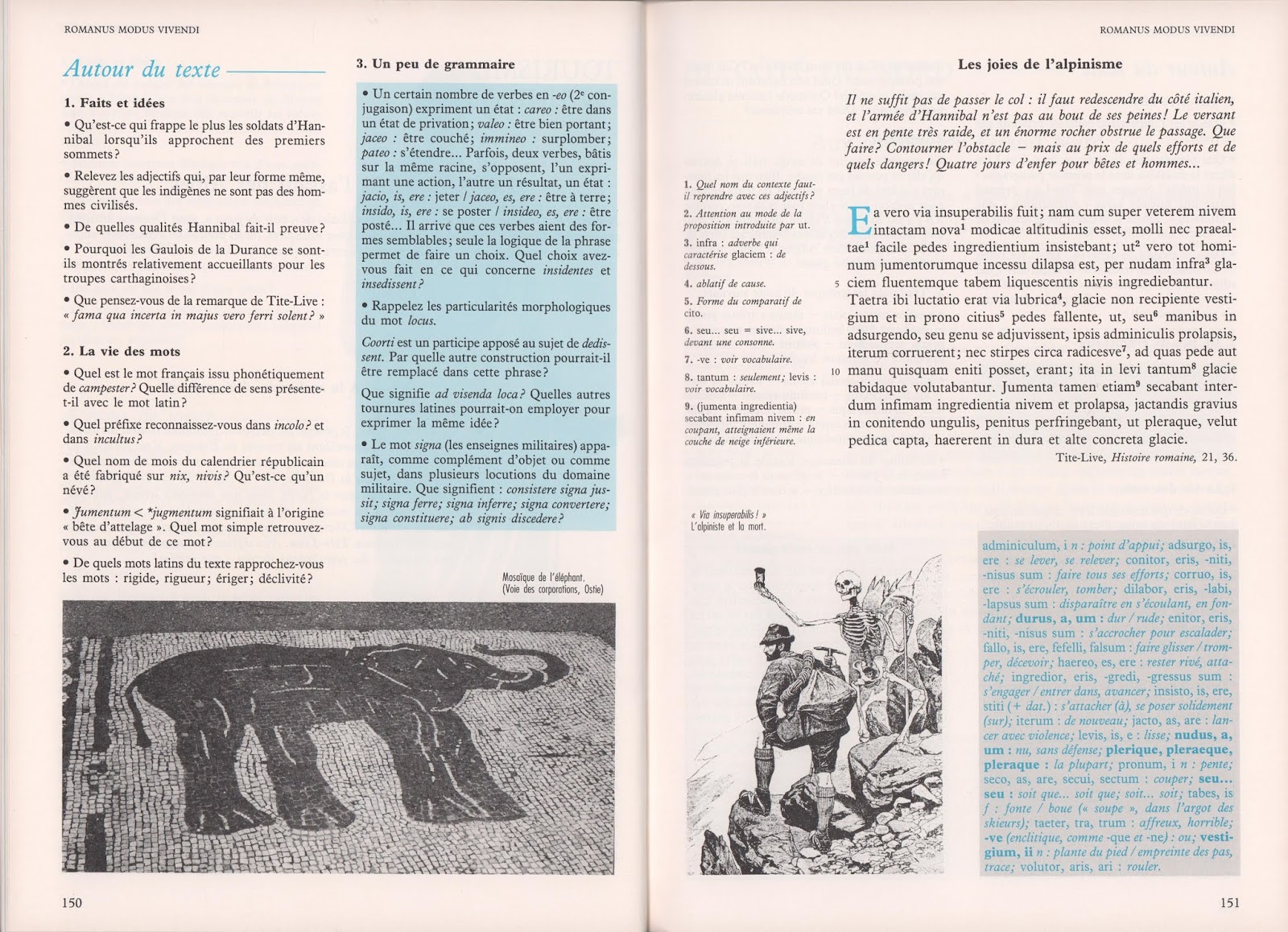 école : références: Martin, Gaillard, Cousteix, Laliman, Latin seconde ...
