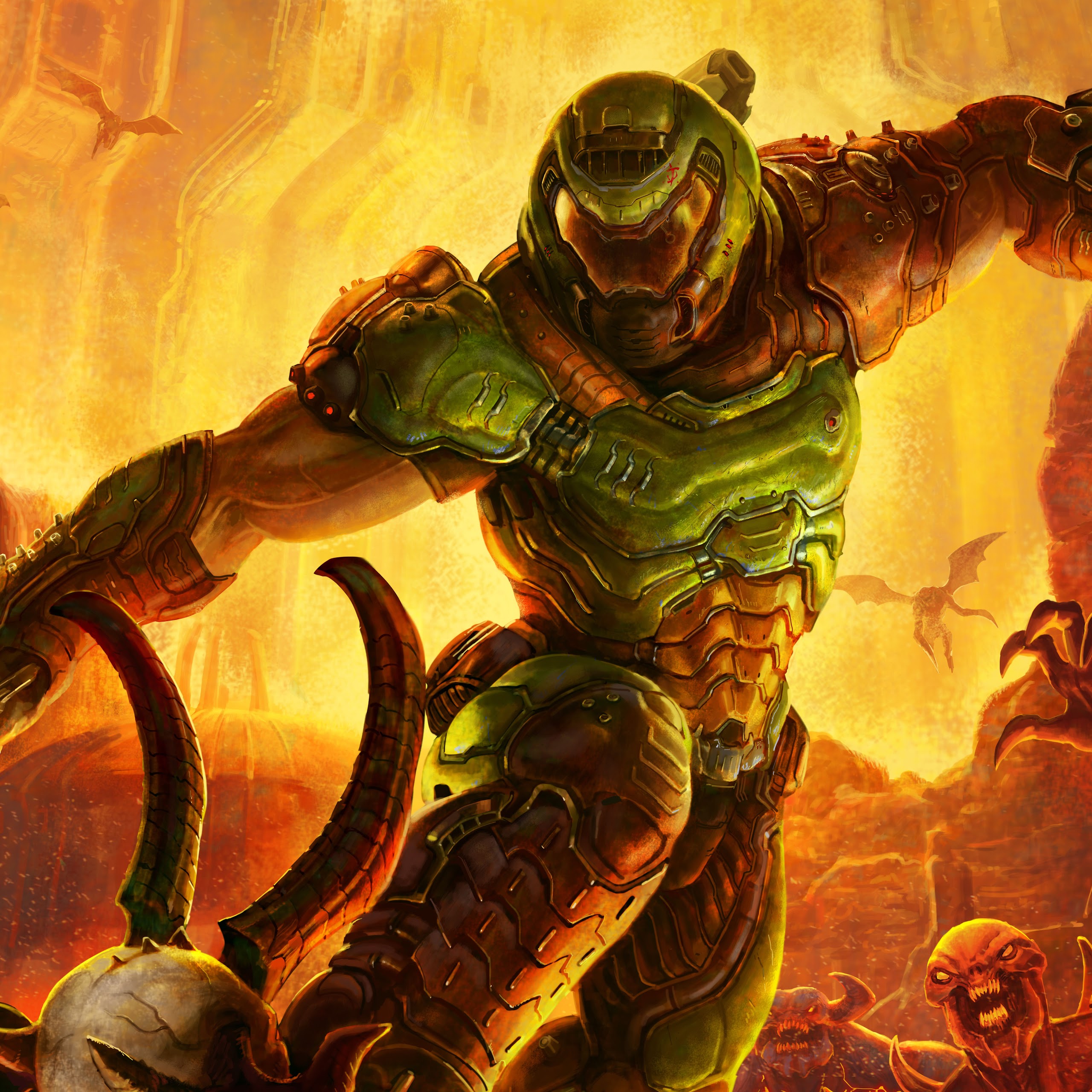 Doom Eternal, Doomguy, 8K, #25 Wallpaper PC Desktop