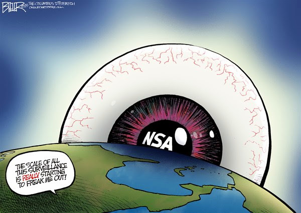 Critical Thinking and Literary Analysis: Political Cartoon: NSA