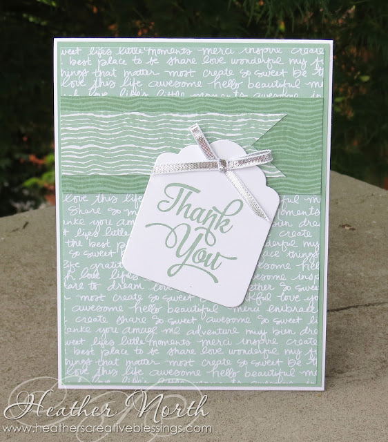 Creative Blessings: Mint Thank You ~SC111
