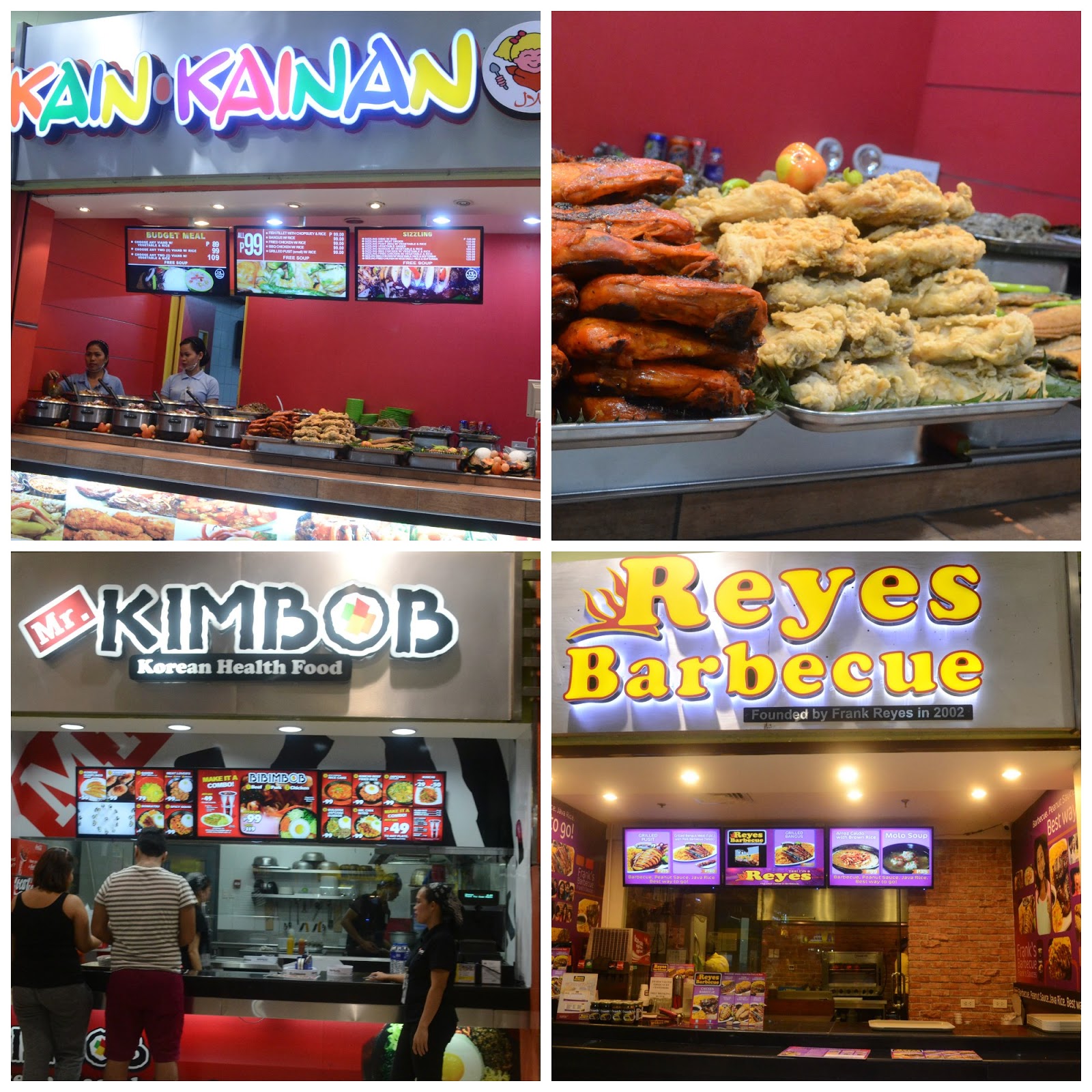 SM City Bicutan Foodcourt Choices