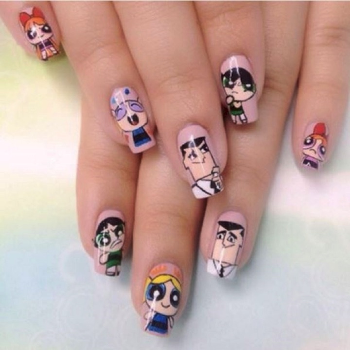 Cartoon Inspired Nail Art Designs To Bring Back Memories.