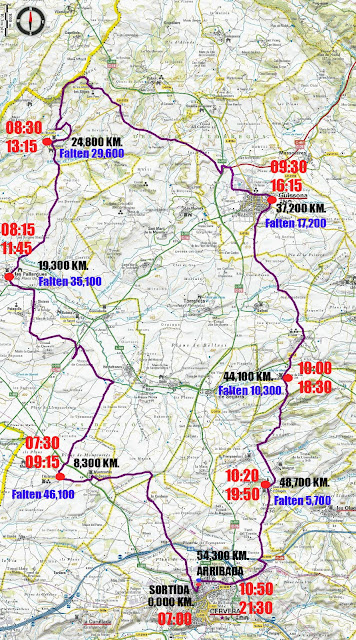 plecs de roques: La Marxa dels Castells de la Segarra!!!