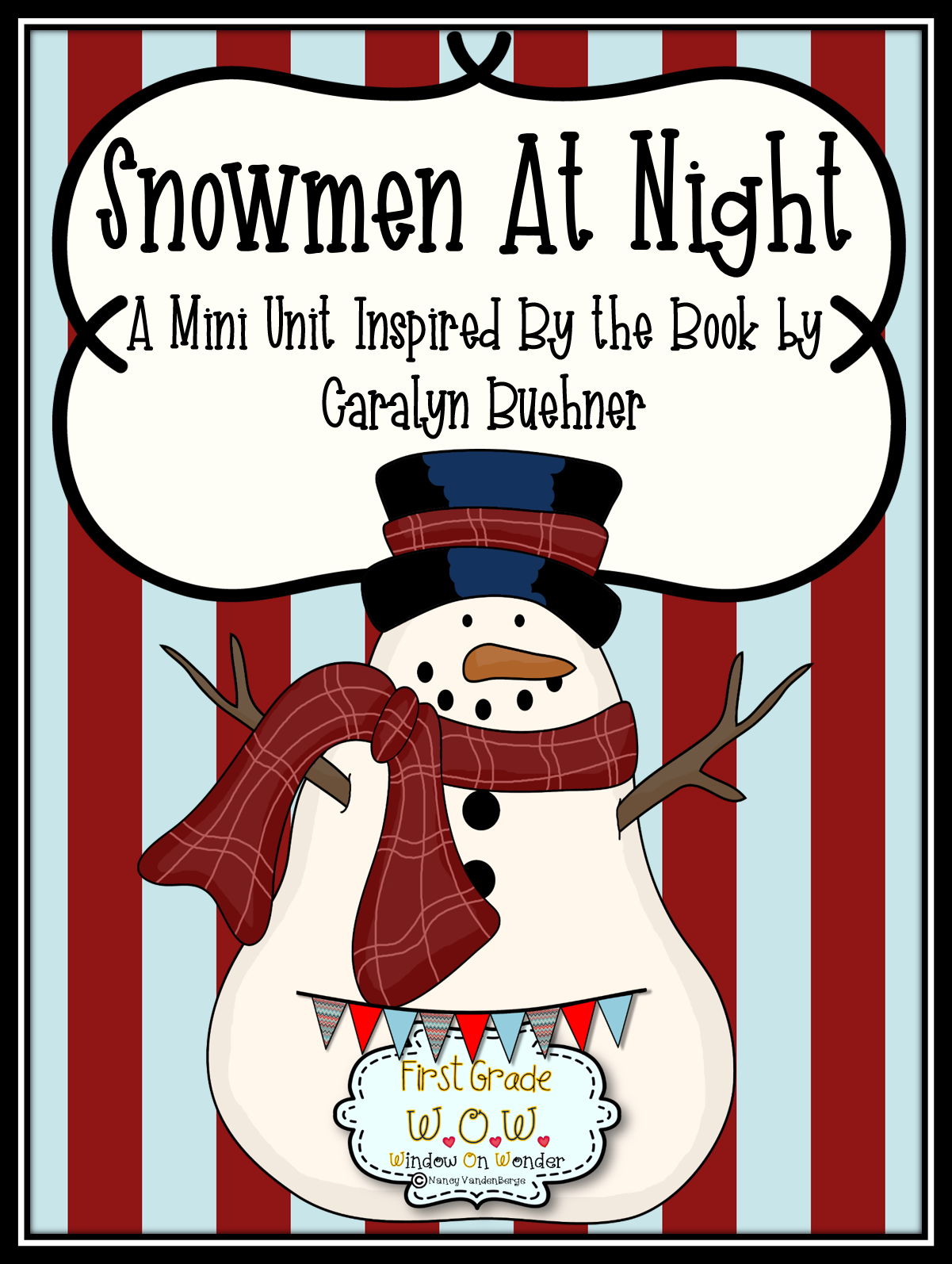 First Grade Wow: Snowmen at Night- Let's Play!