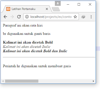 Bentuk Umum dan Fungsi Tag HTML dasar ~ Kodeseru