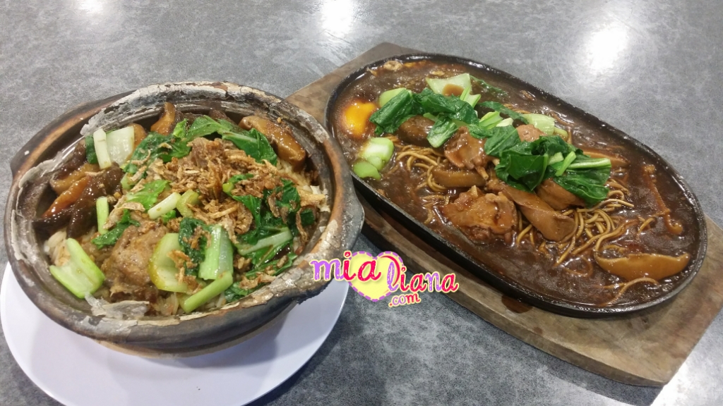 Wordless Wednesday 489 : Claypot Chicken Rice & Sizzling Yee Mee