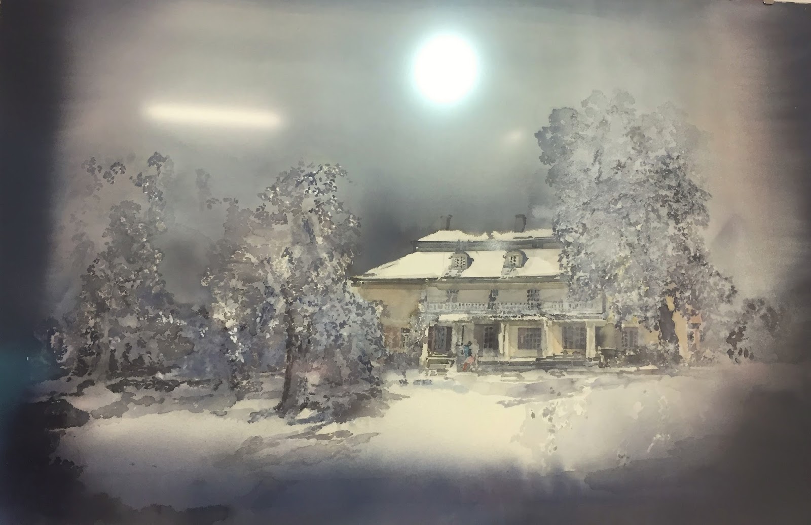 Blommiga Rutan: Lars Lerin och Ölme Prästgård