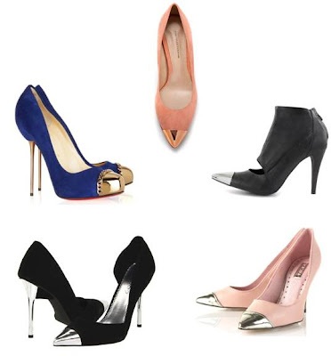 De la Moda lo k te Acomoda: MODA EN LOS PIES "ZAPATOS DE PUNTA METALICA"