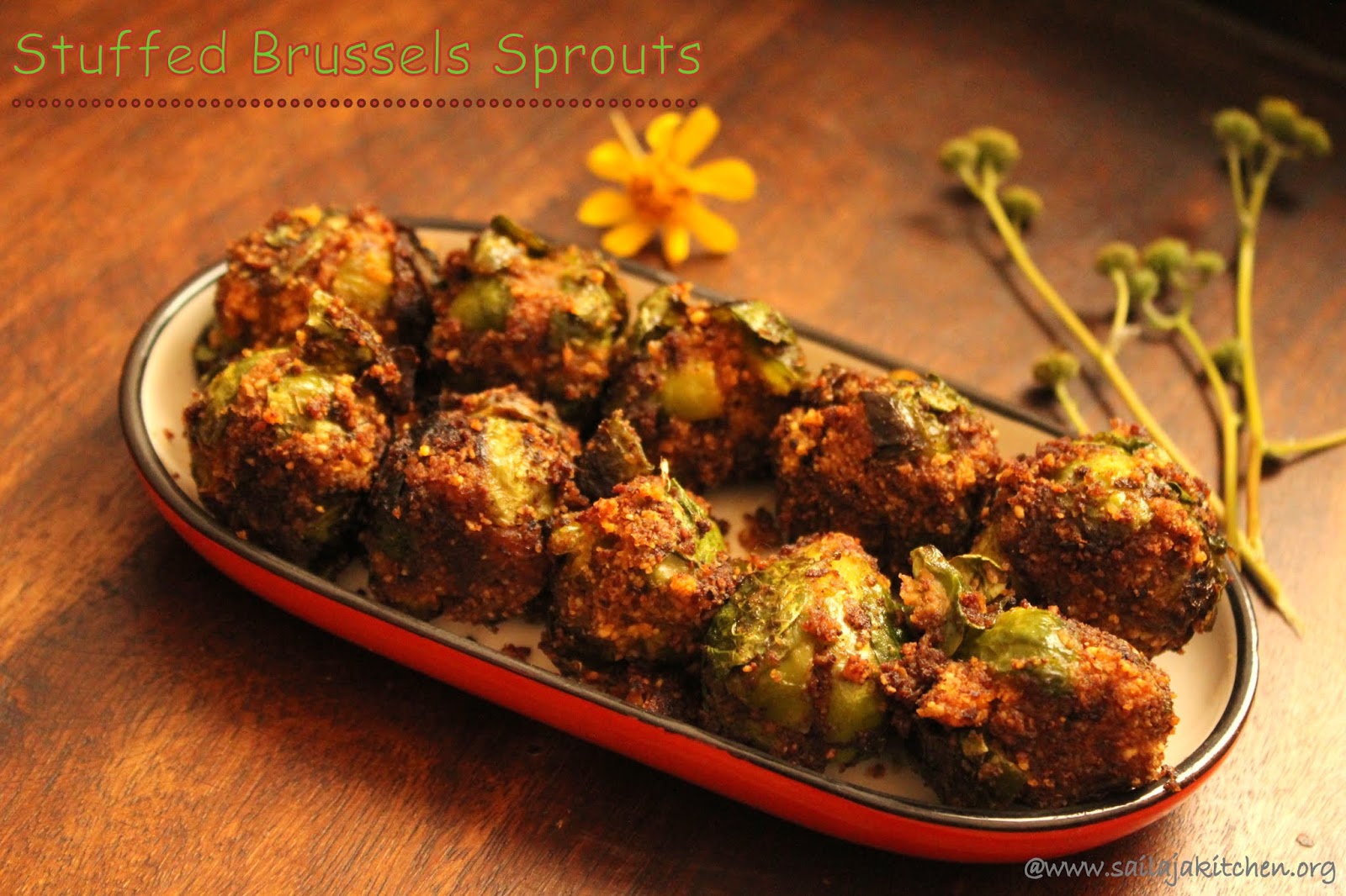 Sailaja Kitchen...A site for all food lovers!: Stuffed Brussels Sprouts ...