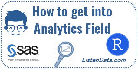 How to get into Analytics field