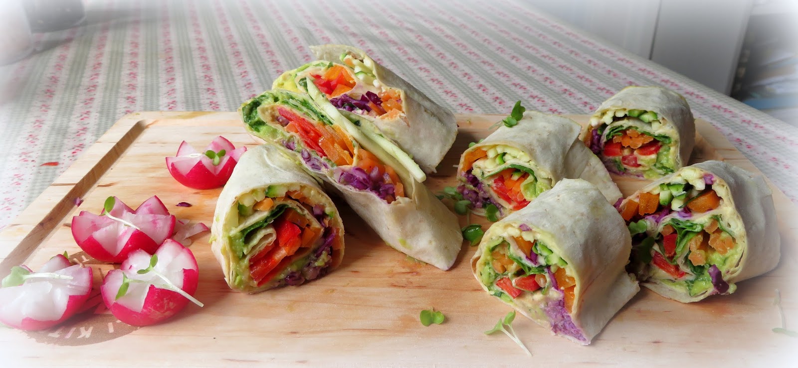 Rainbow Wraps | The English Kitchen