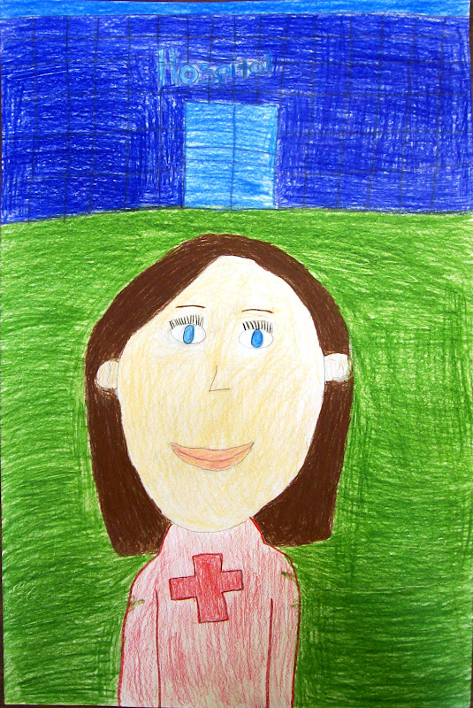 Art at Midway Middle School: Self Portraits with a Twist