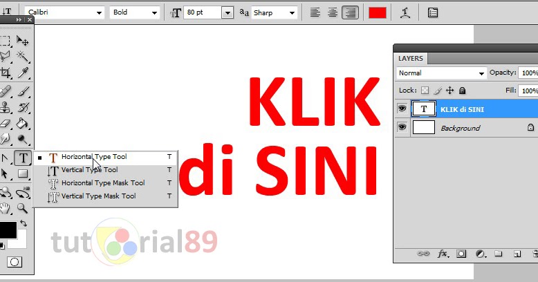 .: Cara membuat tulisan berkedip di photoshop