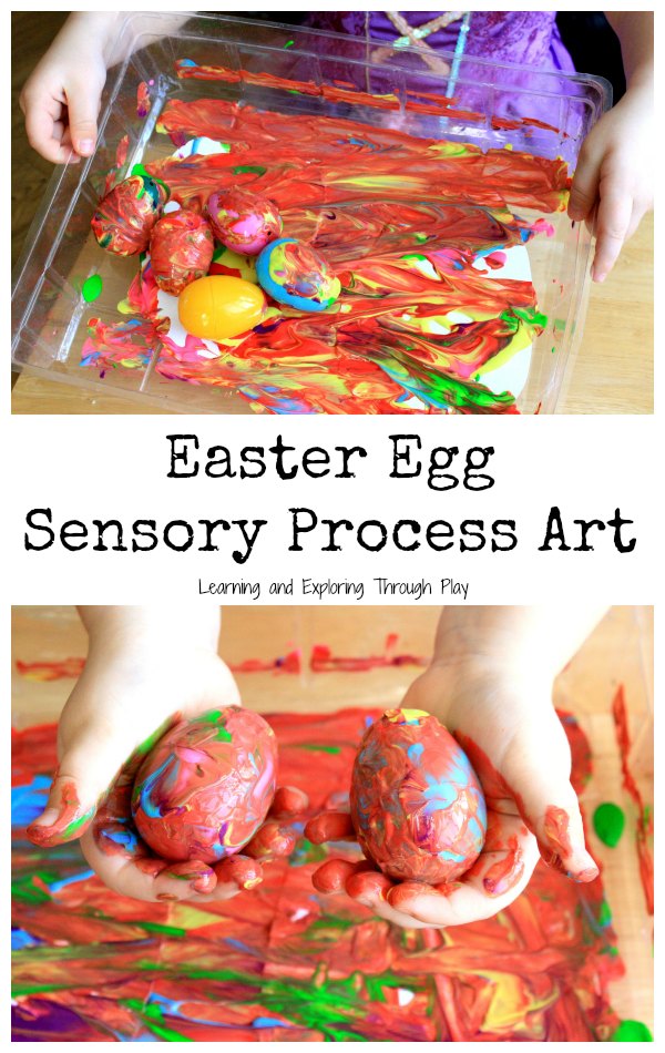 Learning and Exploring Through Play: Easter Egg Process Art Cards