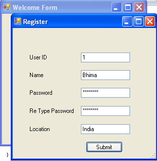 Dot Net Notes: Sample Student login and registration system using ...