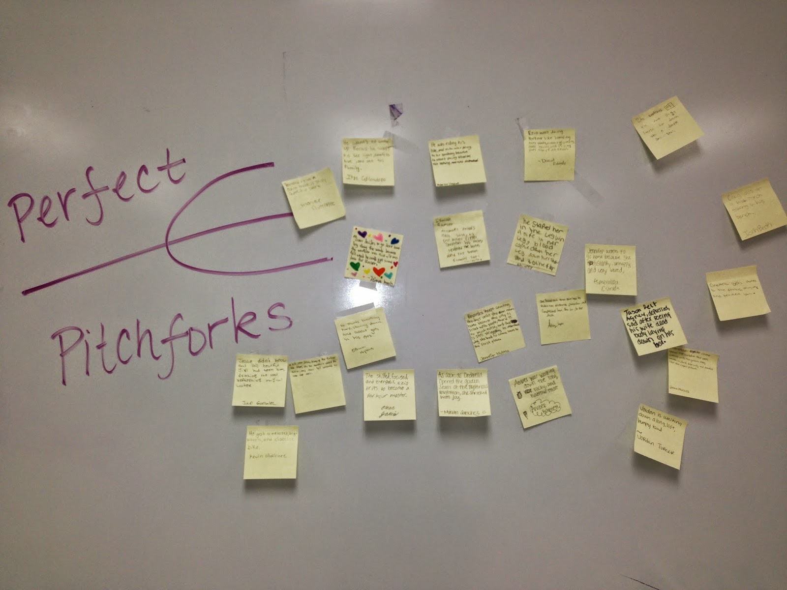 The Curly Classroom: The Writing on the Wall