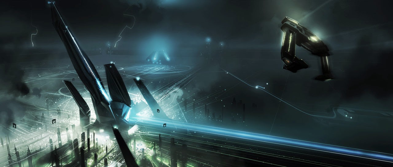 Brilliant TRON: LEGACY Concept Art by David Vyle Levy « Film Sketchr