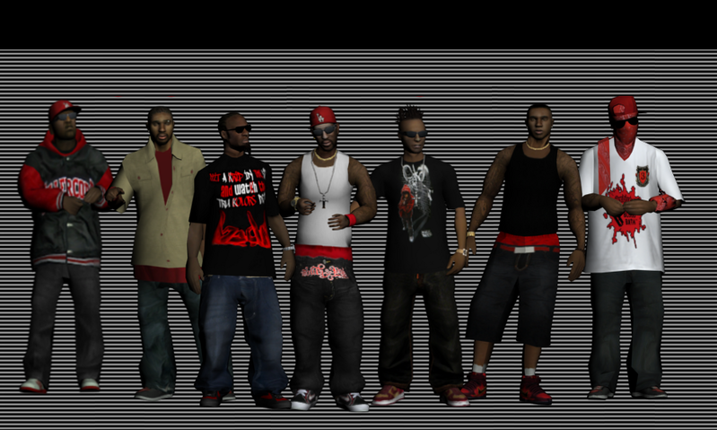 Pack skin Comando Vermelho - MTA Brasil