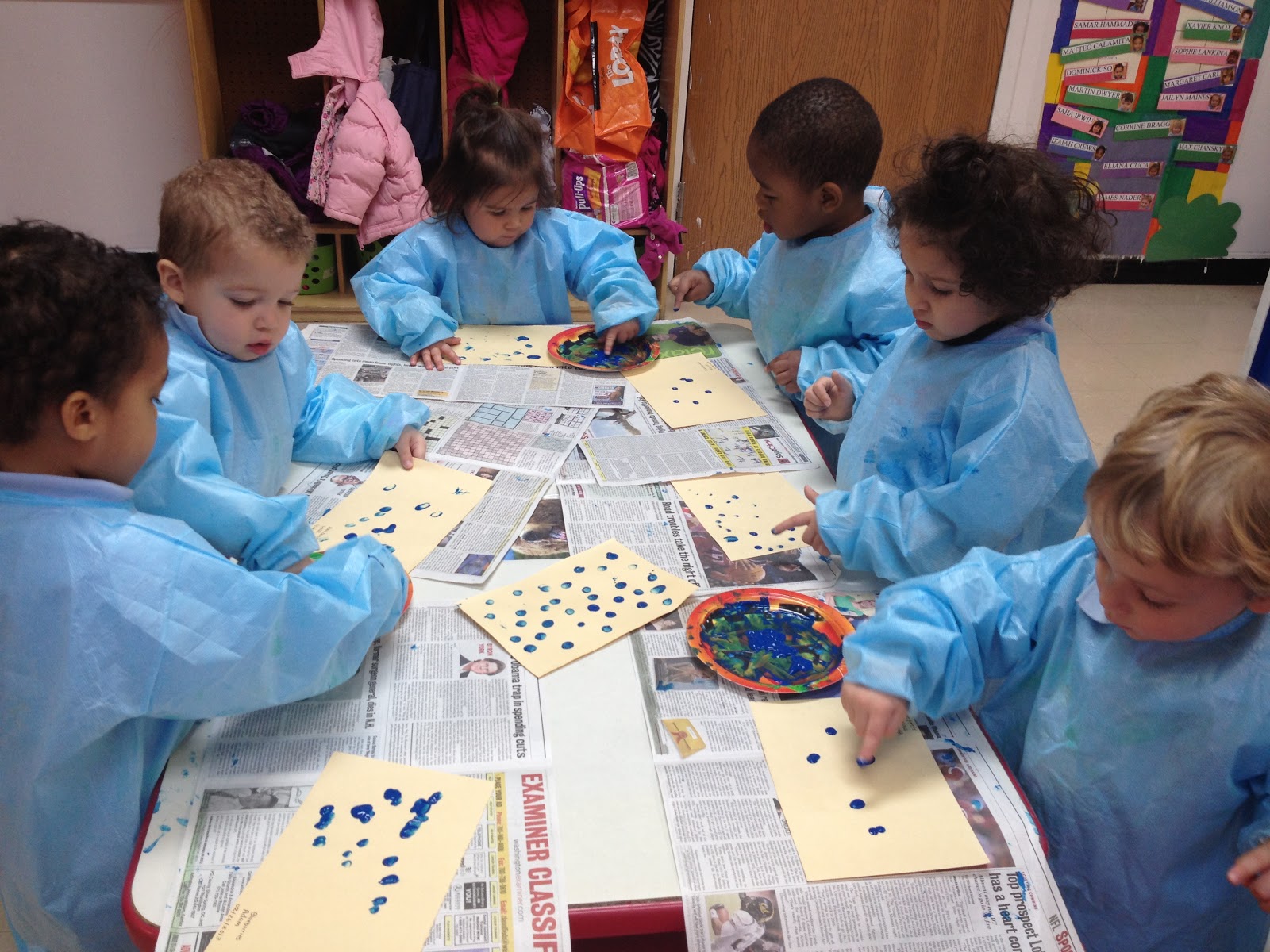 HH Preschool Class Reflections: Blueberry Art