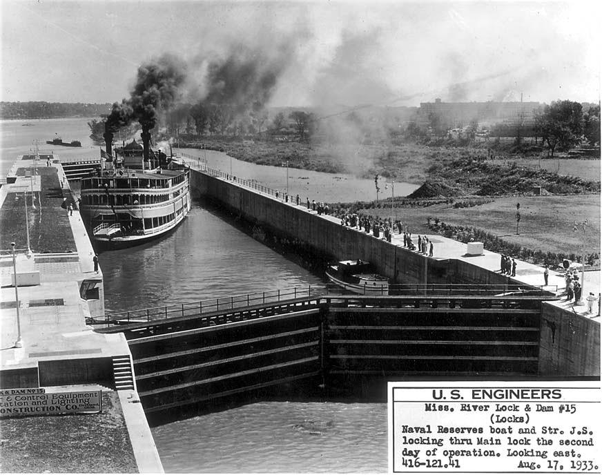 Urban Decay: Amazing Engineering Still in Use: Lock & Dam 15 ...
