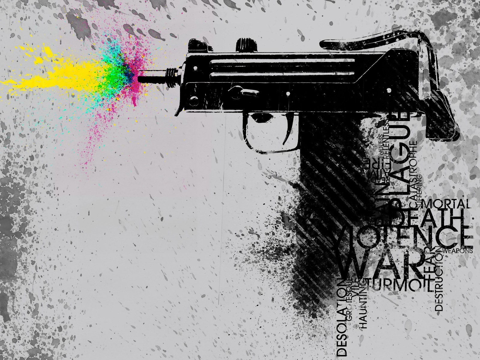 Huge Wallpaper Bundles: Abstract Gun wallpaper