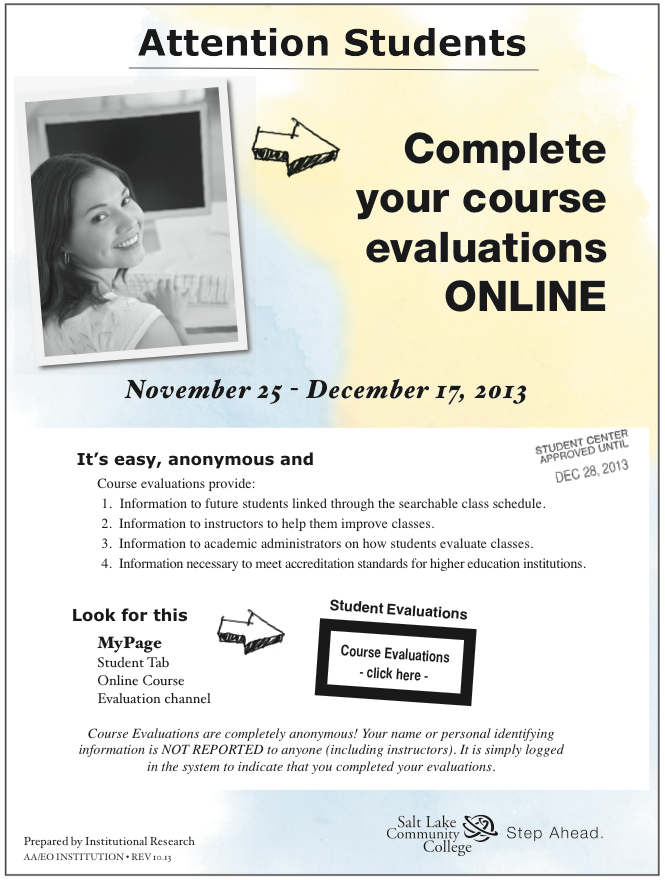Online Course Evaluations Fall 2013