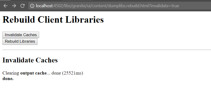 AEM tricks and tips: How to recompile clientlibs and invalidate cache?