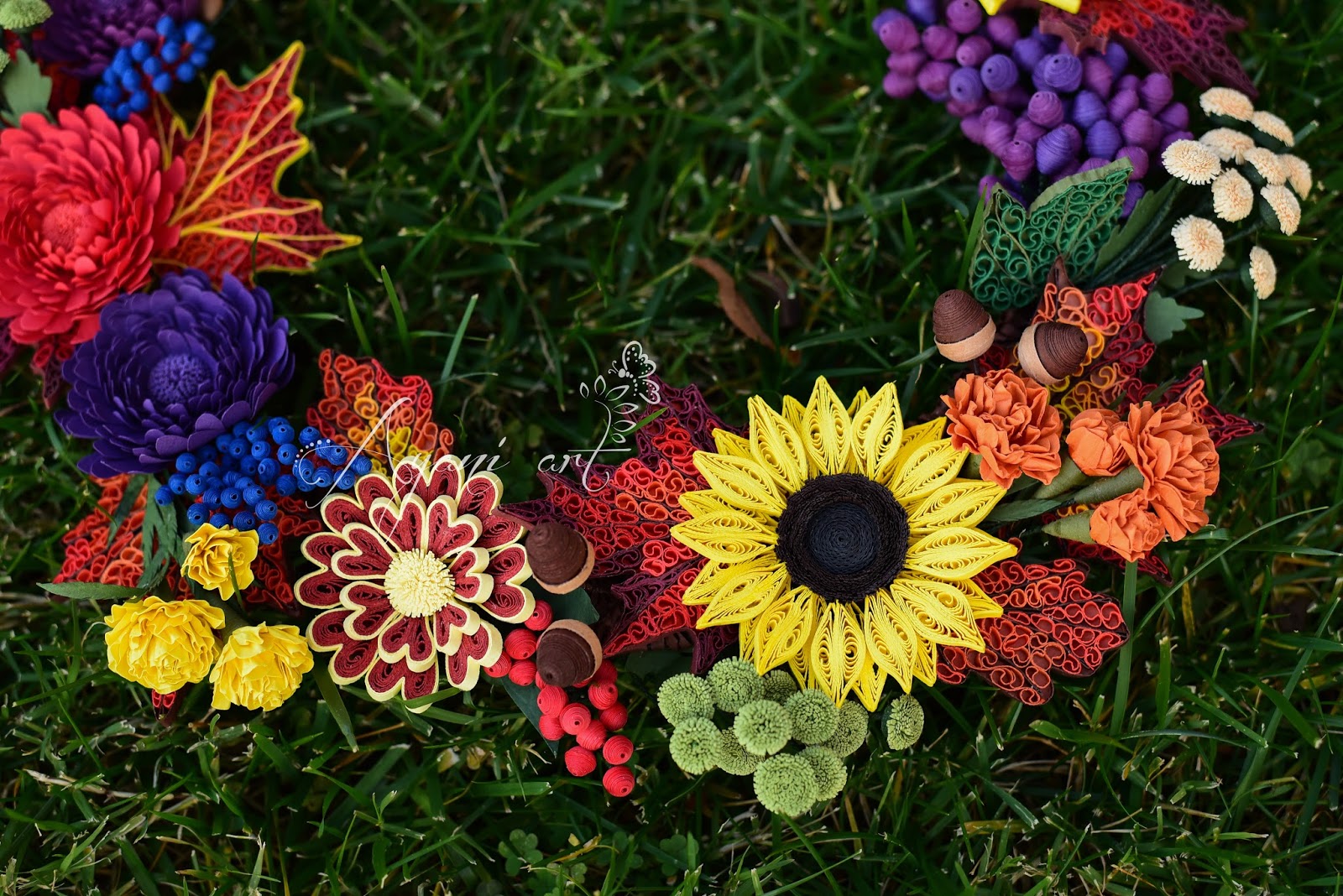 Ayani art: Quilling Fall Wreath