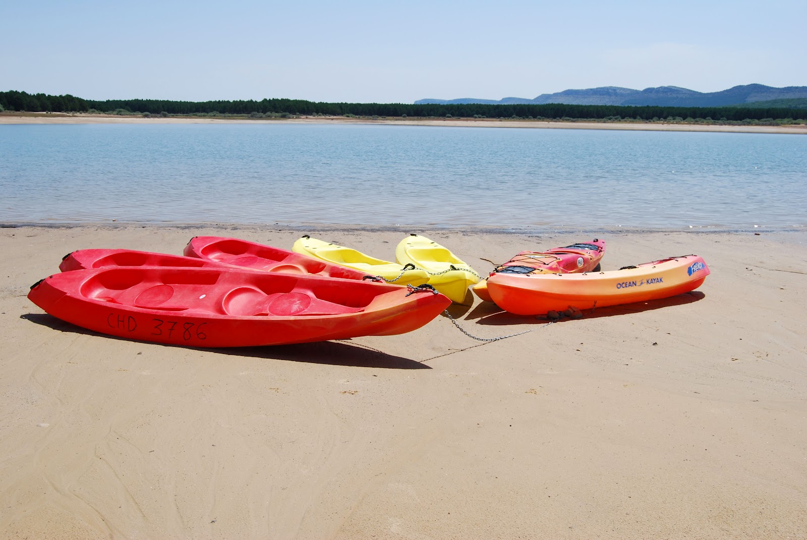 El Blog de Camping Urbión: ZONA DE PLAYA CON PIRAGUAS, EMABARCACIONES Y ...