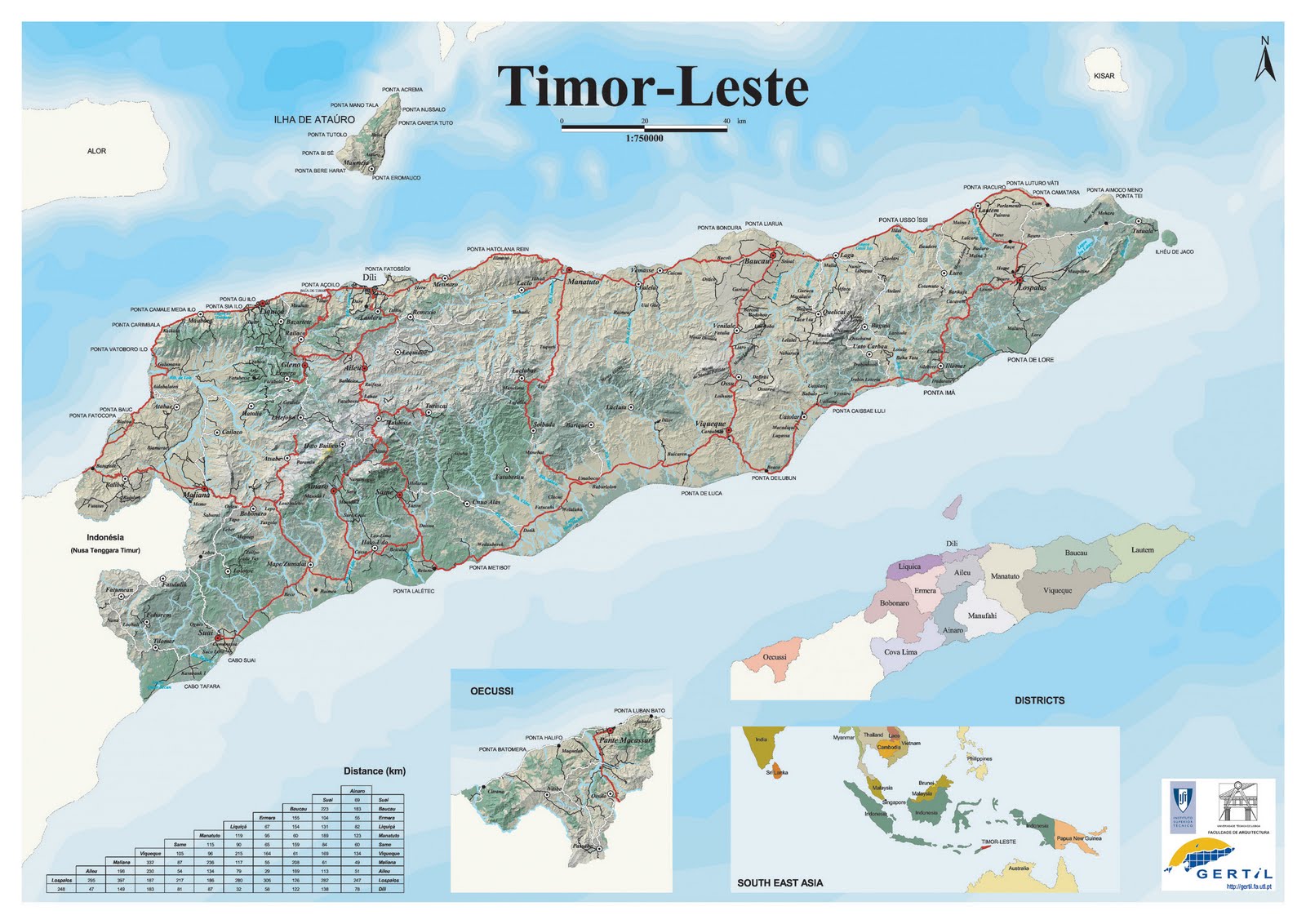 Timor Leste - Republik Of Timor Leste capital Dilli